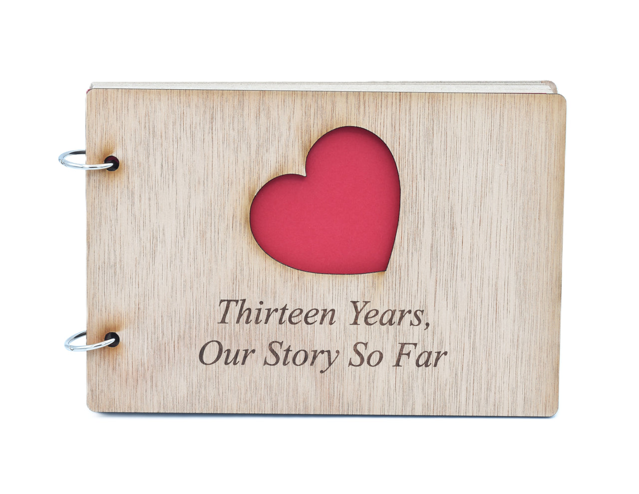 13 Year Anniversary – Our Story So Far Scrapbook – Tin Gifts